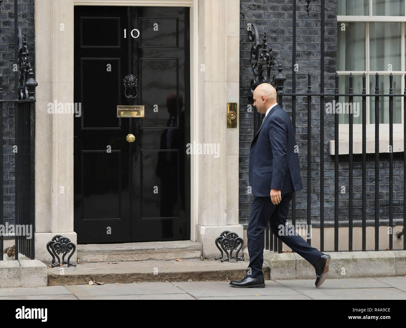 Home Secretary Sajid Javid arrives in Downing Street in London for a ...