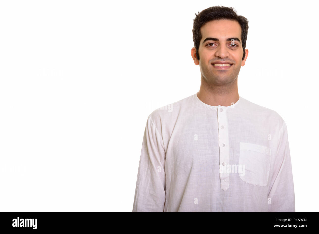 Young happy Indian man in traditional clothes Stock Photo - Alamy