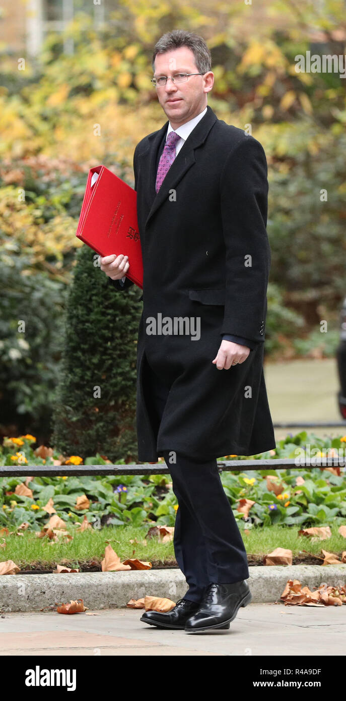 Culture Secretary Jeremy Wright arrives in Downing Street in London for ...