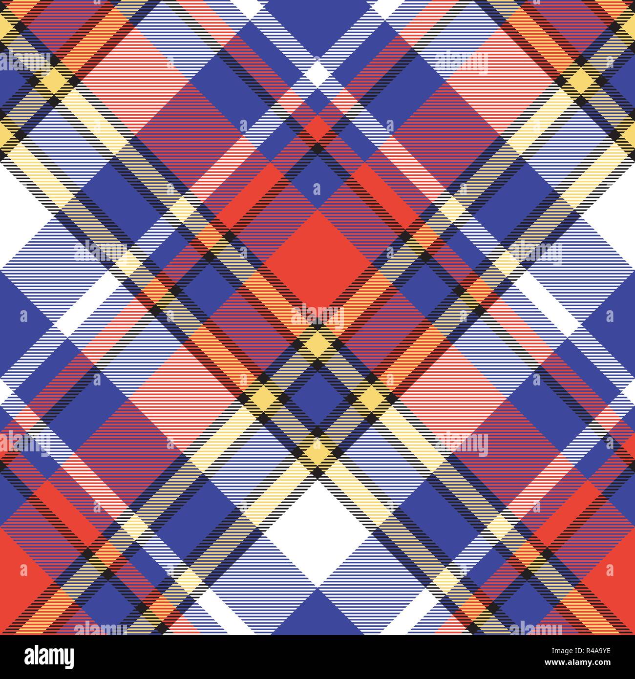 Color plaid seamless pattern. Vector illustration Stock Vector Image ...
