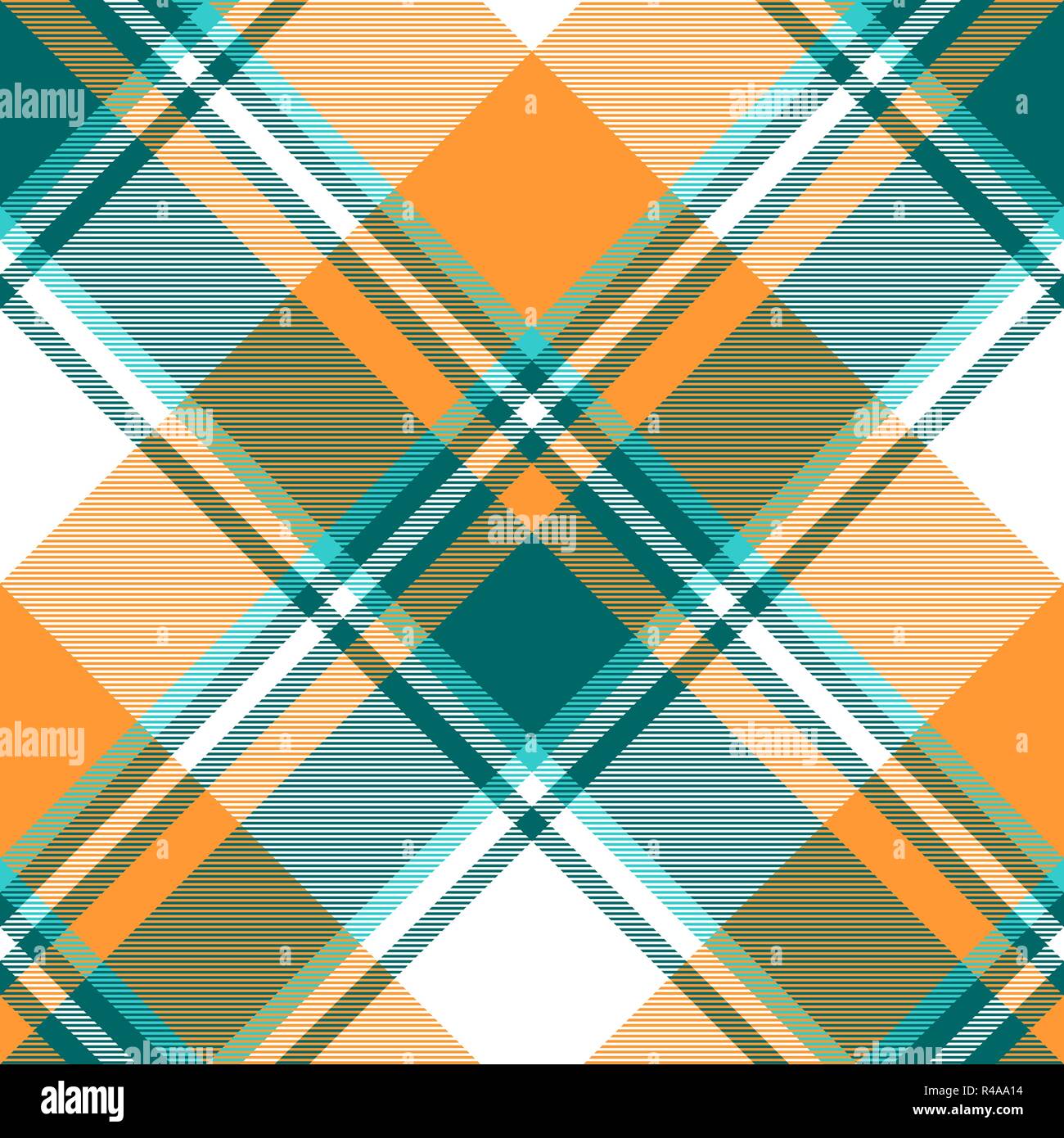 Orange diagonal fabric texture seamless pattern. Vector illustration ...
