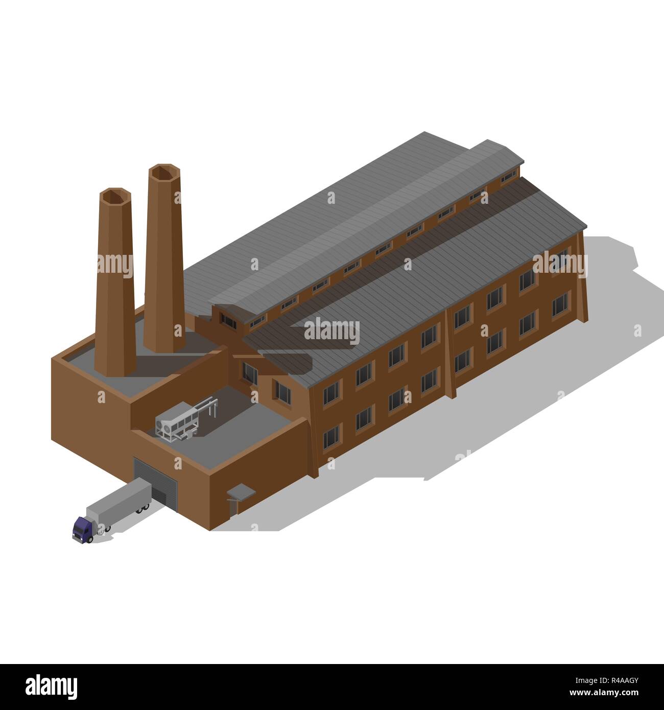 Isometric Industrial Factory Stock Vector Image & Art - Alamy