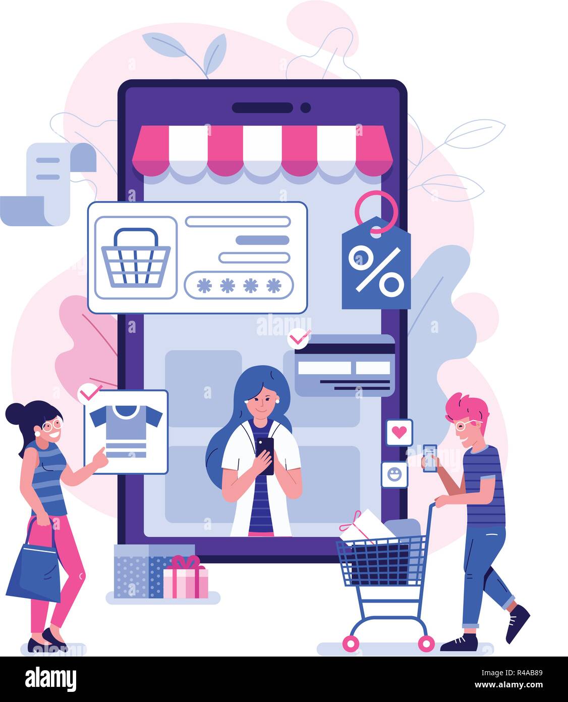 Sending commerce Cut Out Stock Images & Pictures - Alamy