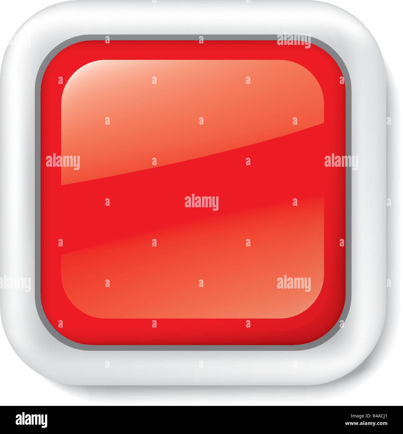 Red sticker on white background. Vector illustration Stock Vector Image ...