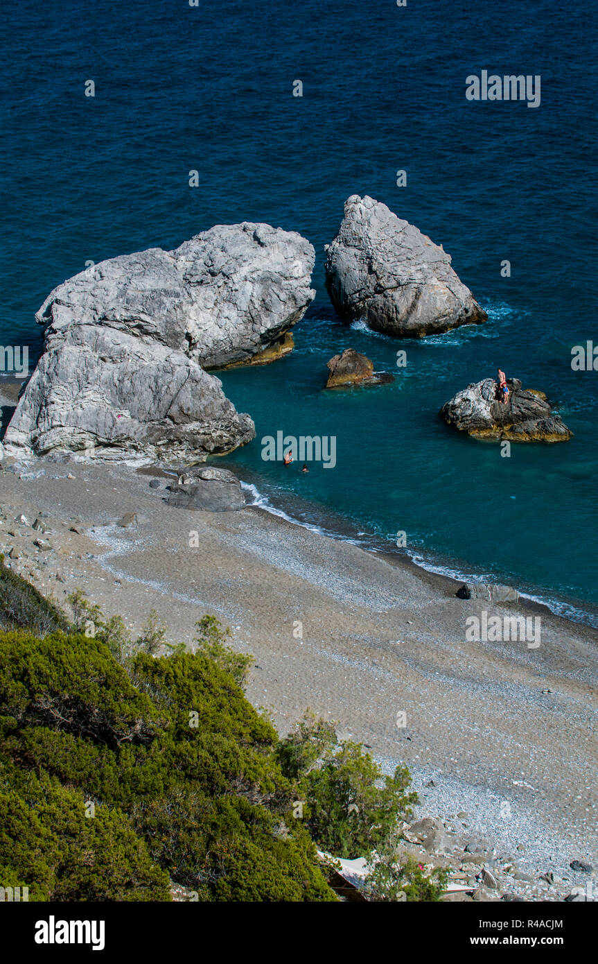 europe, greece, creta, heraklion, region, listis, beach Stock Photo - Alamy