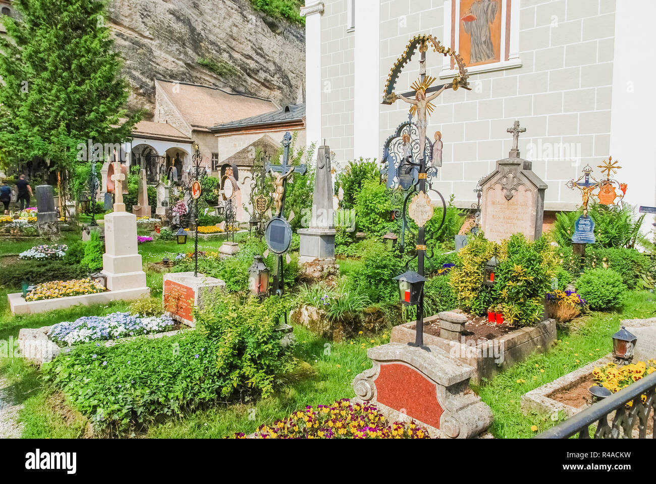 Stift sankt peter salzburg erzabtei st peter hi-res stock photography ...