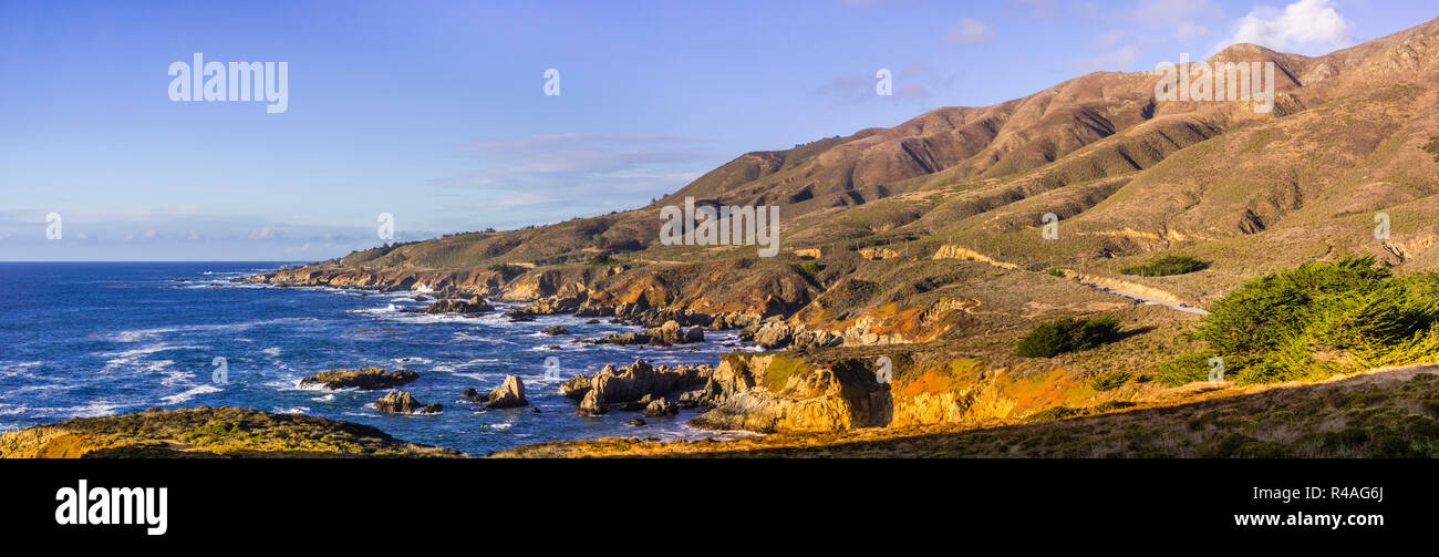 Panoramic view of pacific ocean hi-res stock photography and images - Alamy