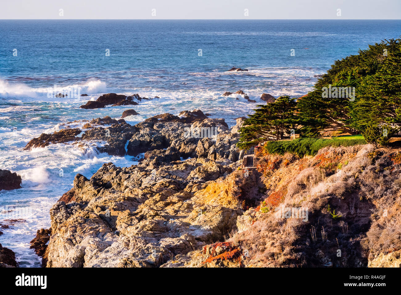 Aerial view of california pacific coast hi-res stock photography and ...