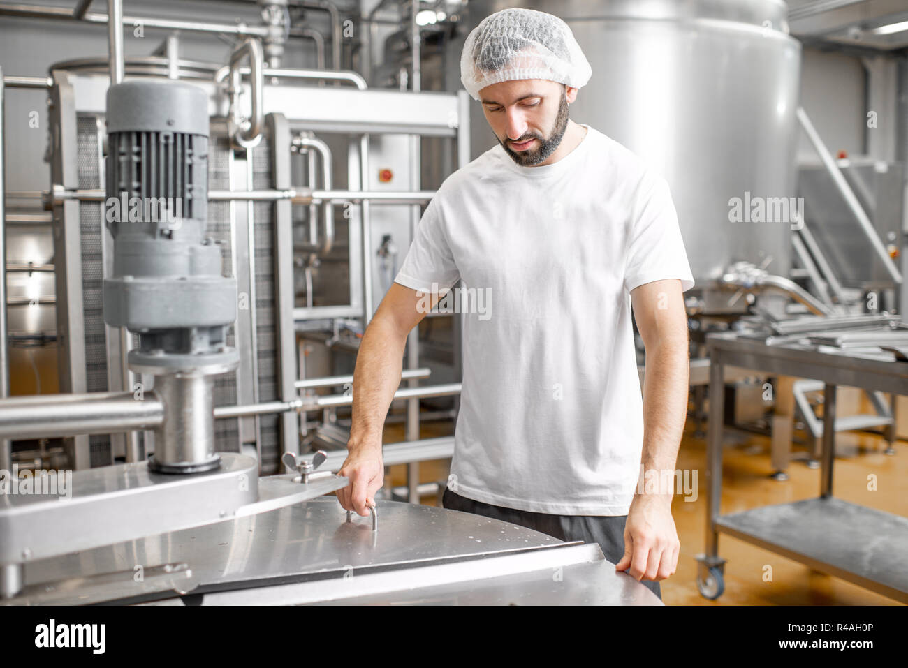 Milk factory interior hi-res stock photography and images - Alamy