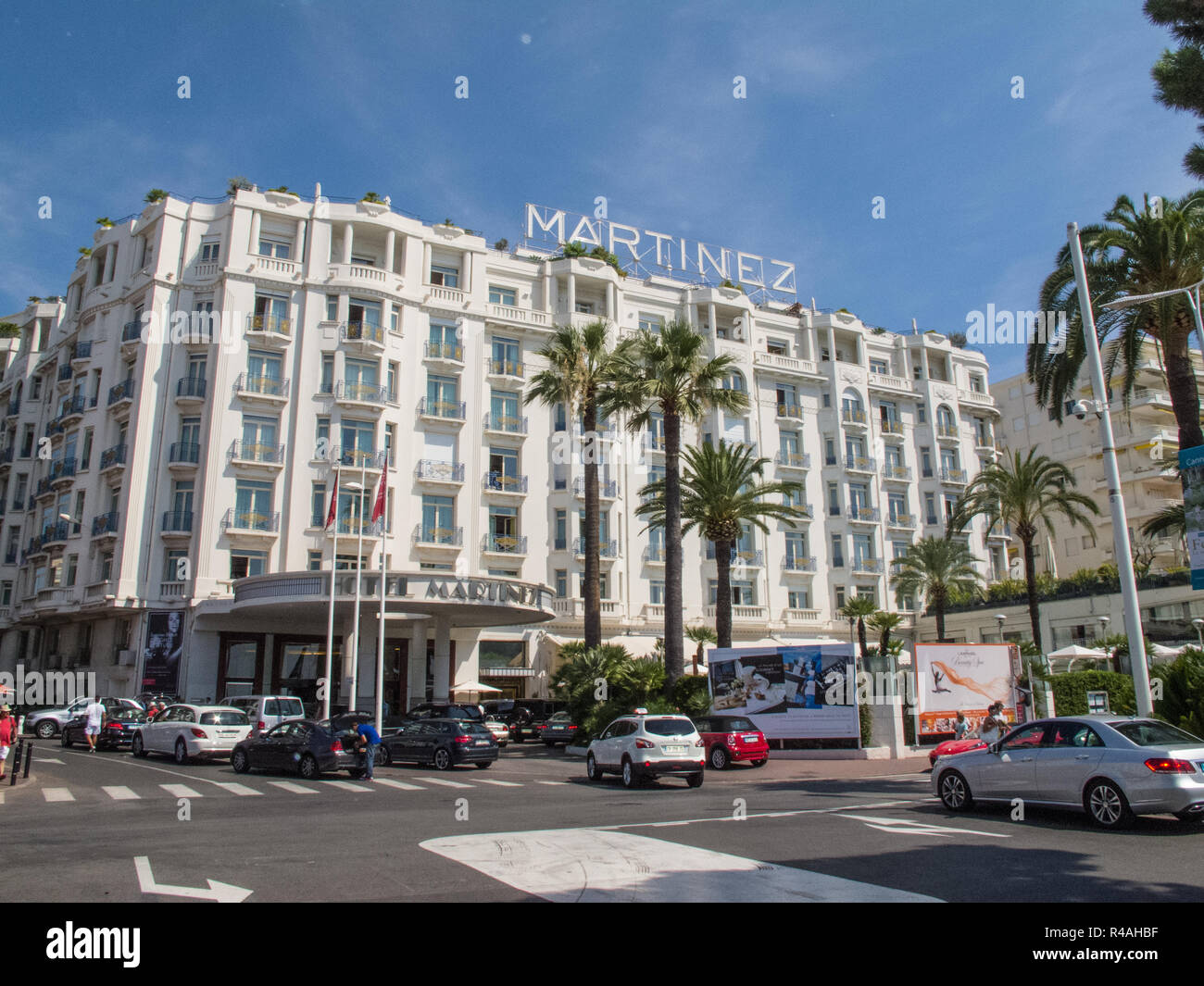 Luxury Hotel Martinez on the Croisette, Cannes, France Stock Photo - Alamy
