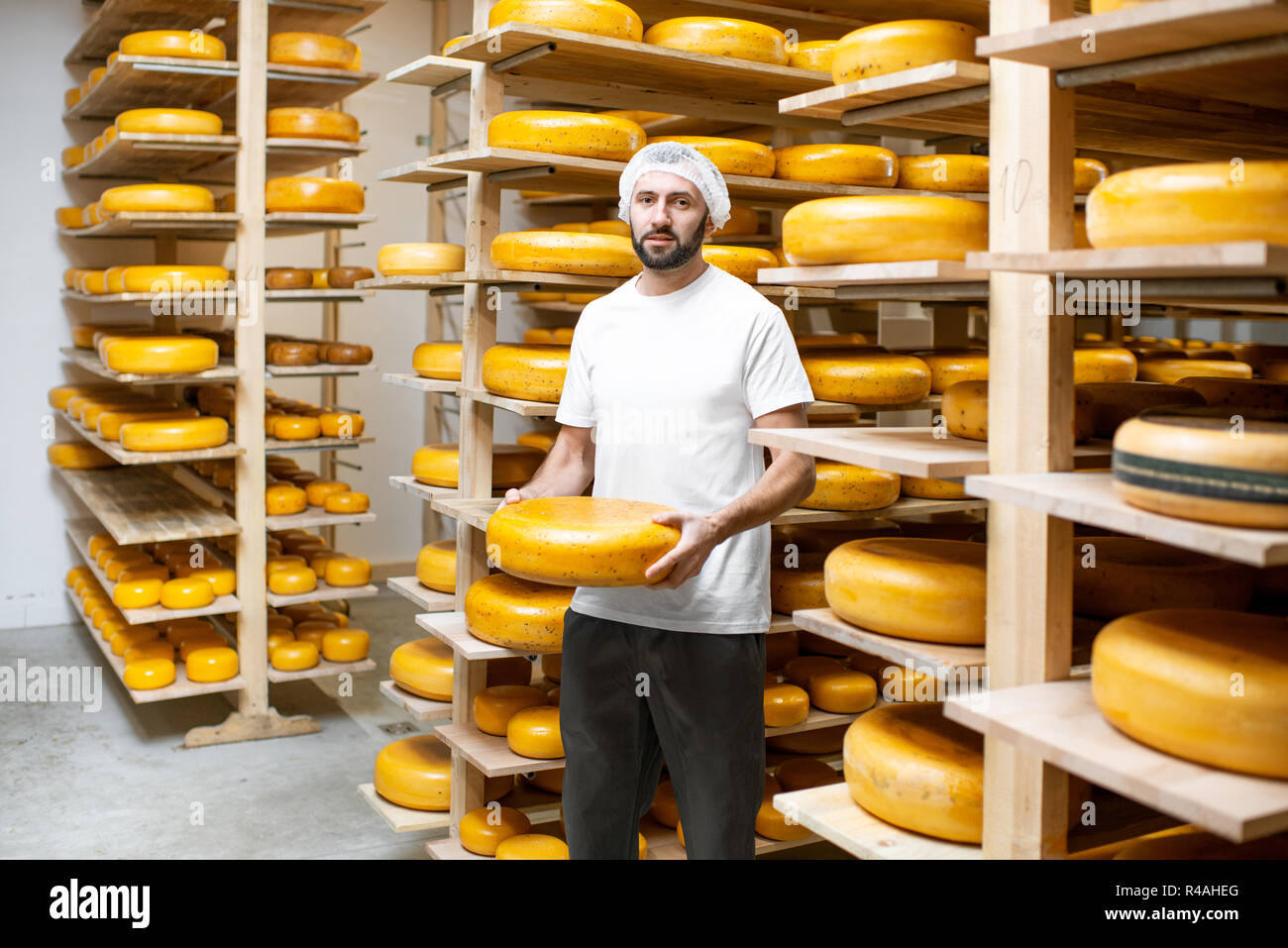 Cheese maturing storage hi-res stock photography and images - Alamy