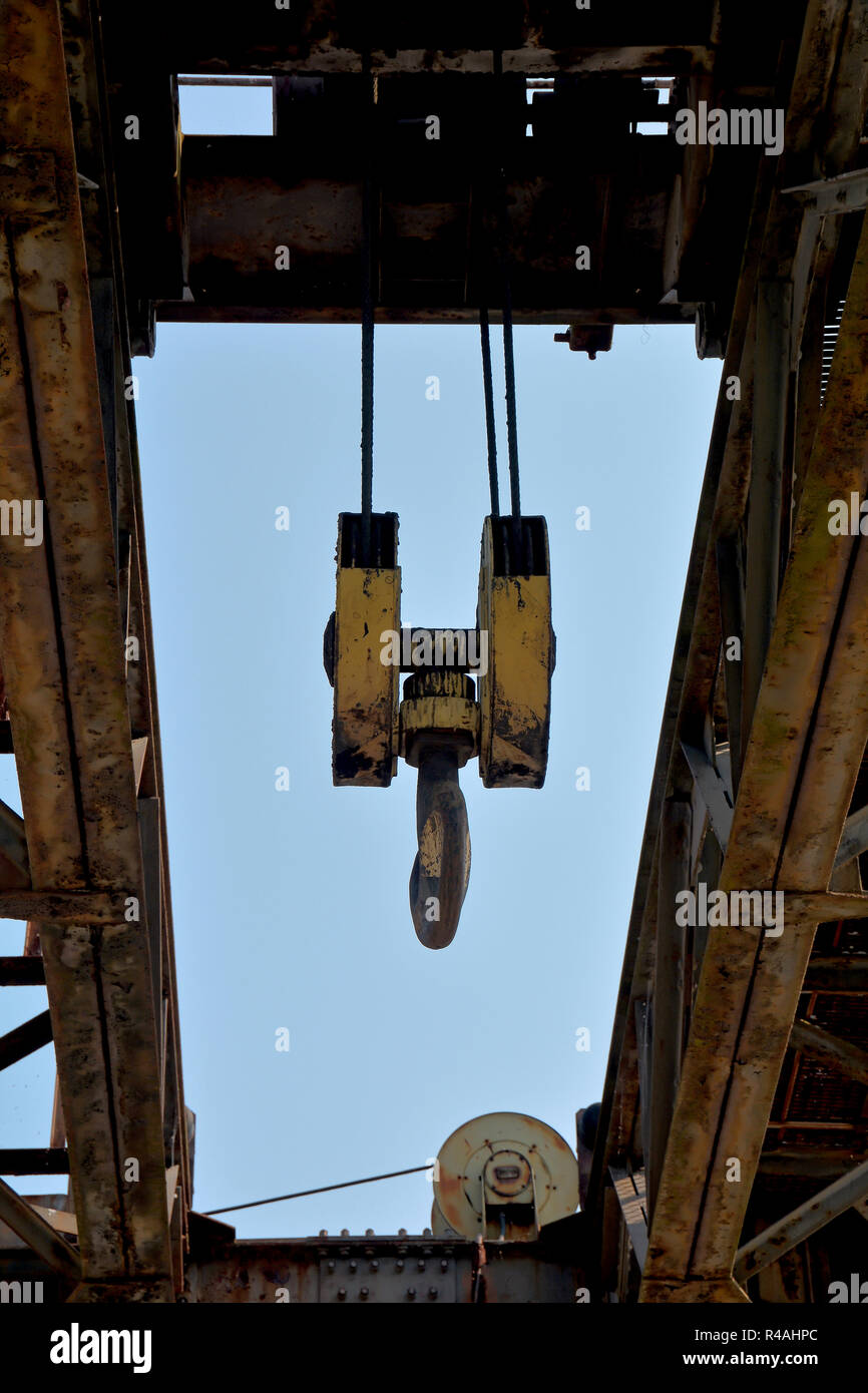 Mine crane hook hi-res stock photography and images - Alamy
