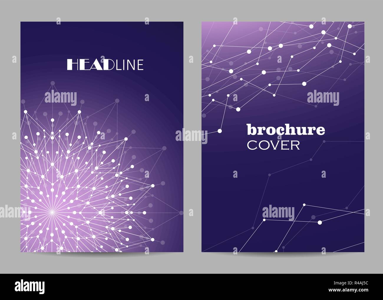 Brochure template layout design. Abstract geometric background with ...