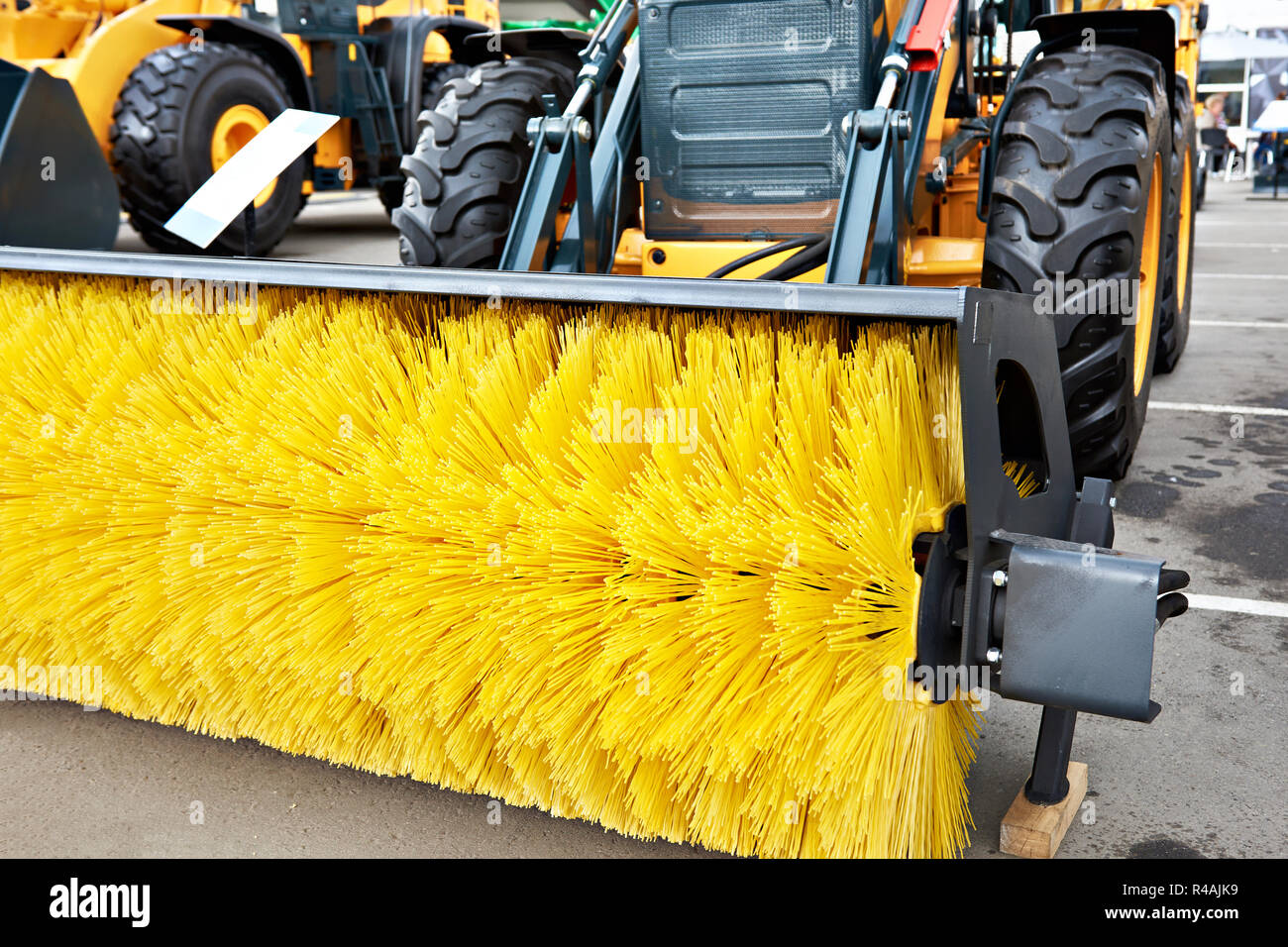 Mechanical road sweeper hi-res stock photography and images - Alamy