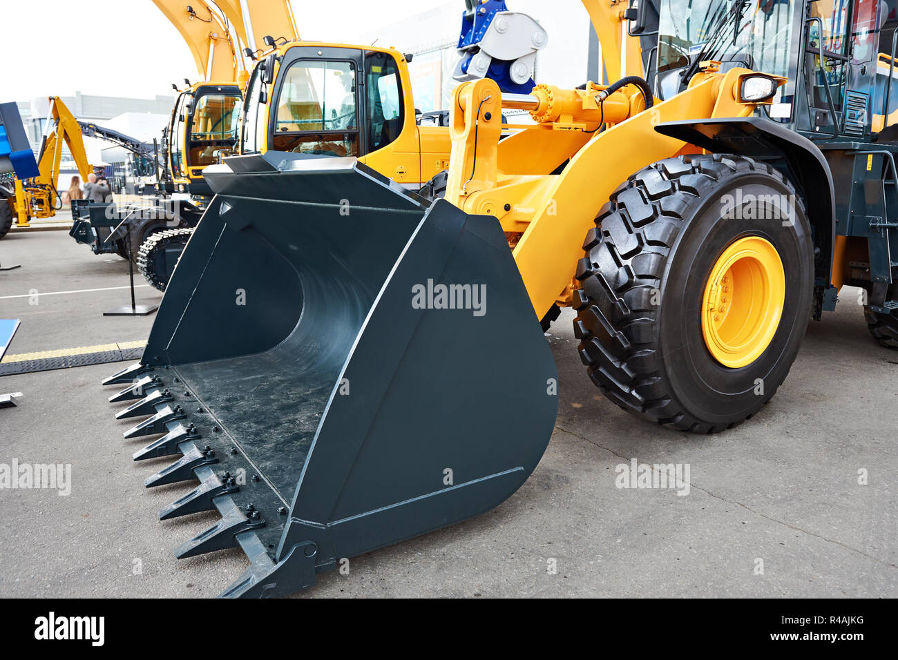 New front loader bucket Stock Photo - Alamy
