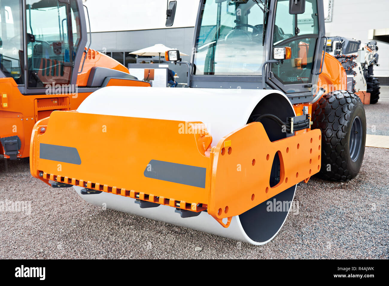 Roller compactor road construction site hi-res stock photography and ...