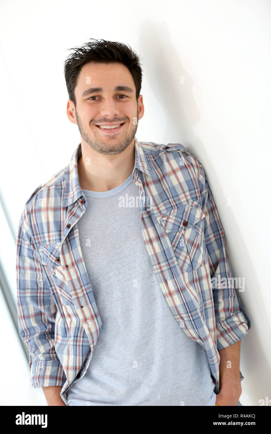 Smiling 30-year-old man Stock Photo - Alamy