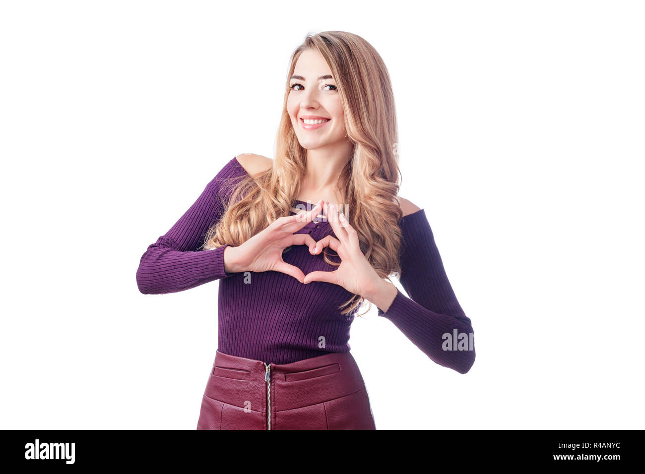 Romantic two fingers in love hi-res stock photography and images - Alamy