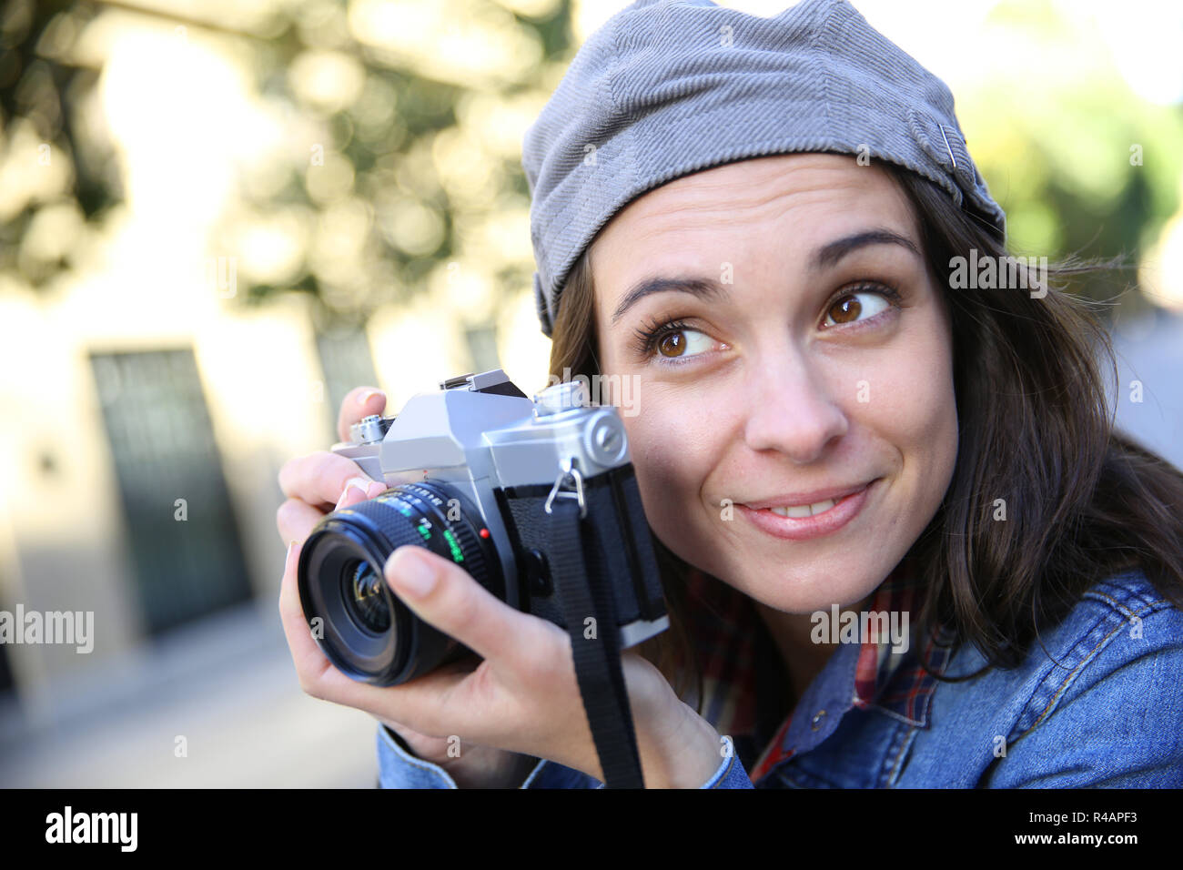 Nice portrait photographer holding hi-res stock photography and images ...
