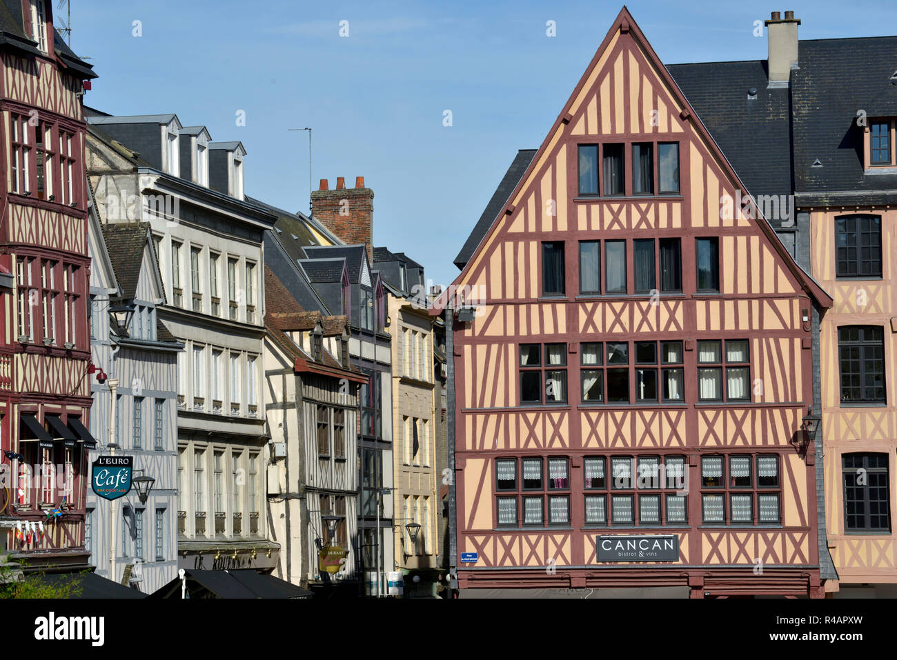 Old medieval city of rouen, france hi-res stock photography and images ...