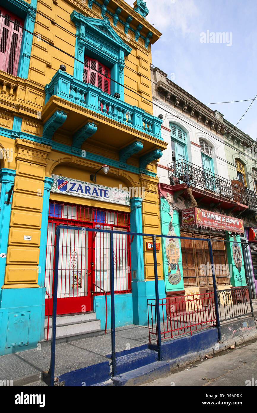 La Boca neighborhood in Buenos Aires Stock Photo - Alamy
