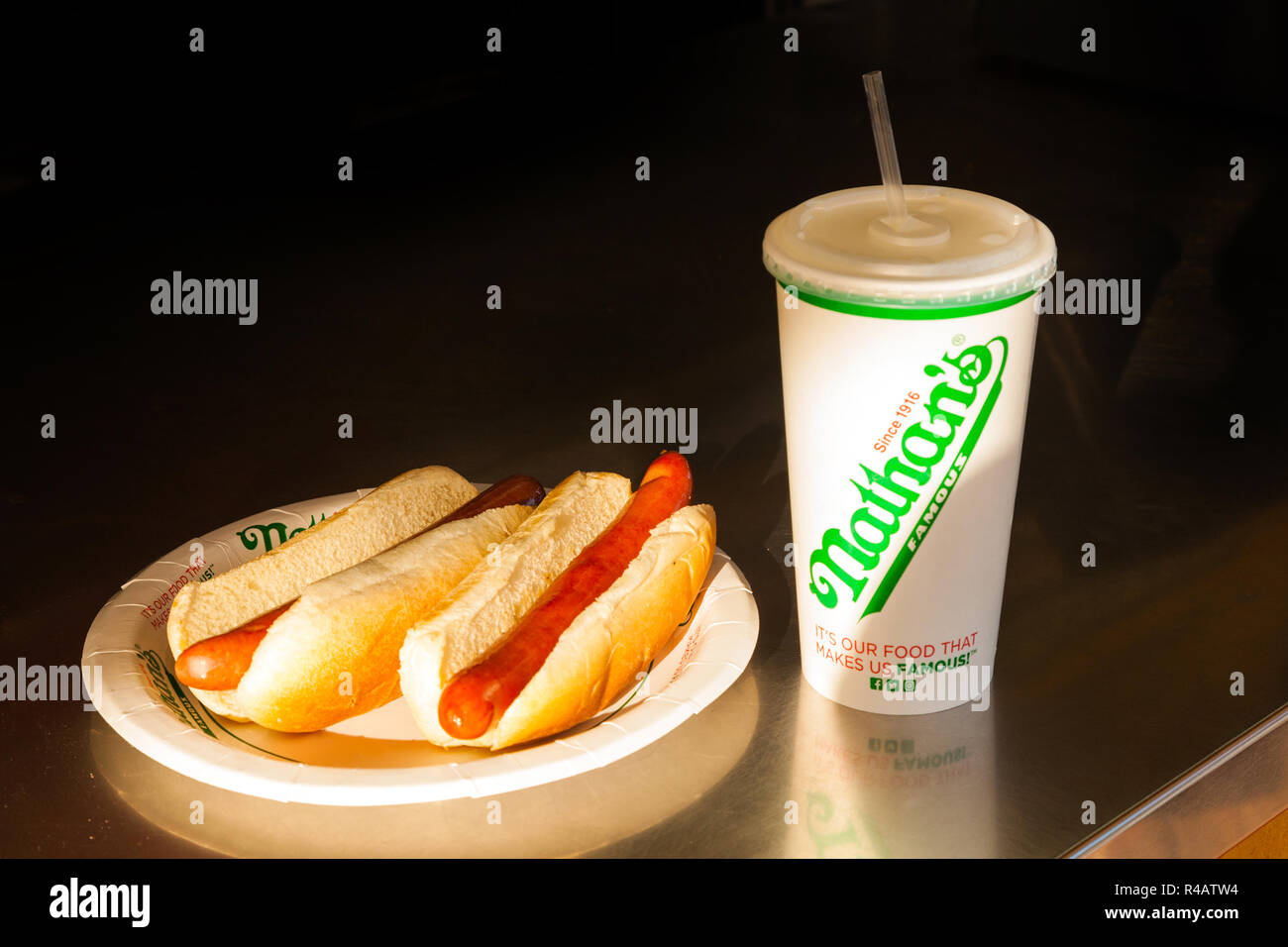 Nathan's Hot dogs, Coney Island, Brooklyn, New York City, United States ...