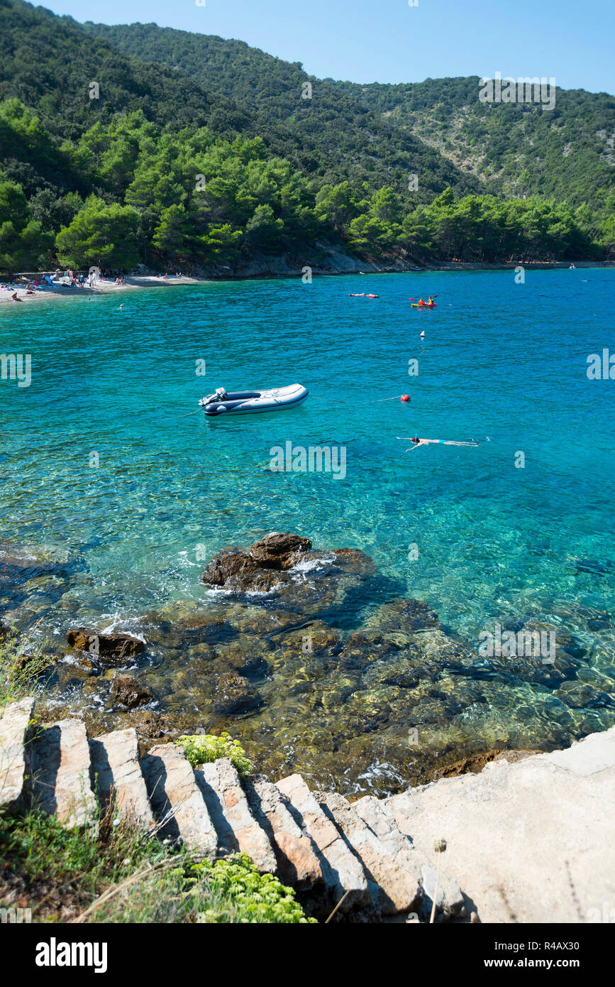Sea, Valun, Cres Island, Kvarner Bay, Croatia Stock Photo - Alamy
