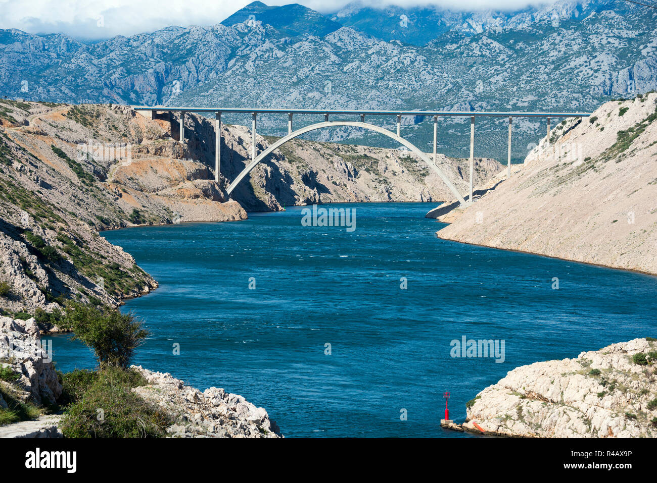 Bridge of Maslenica, Dalmatia, Croatia Stock Photo - Alamy