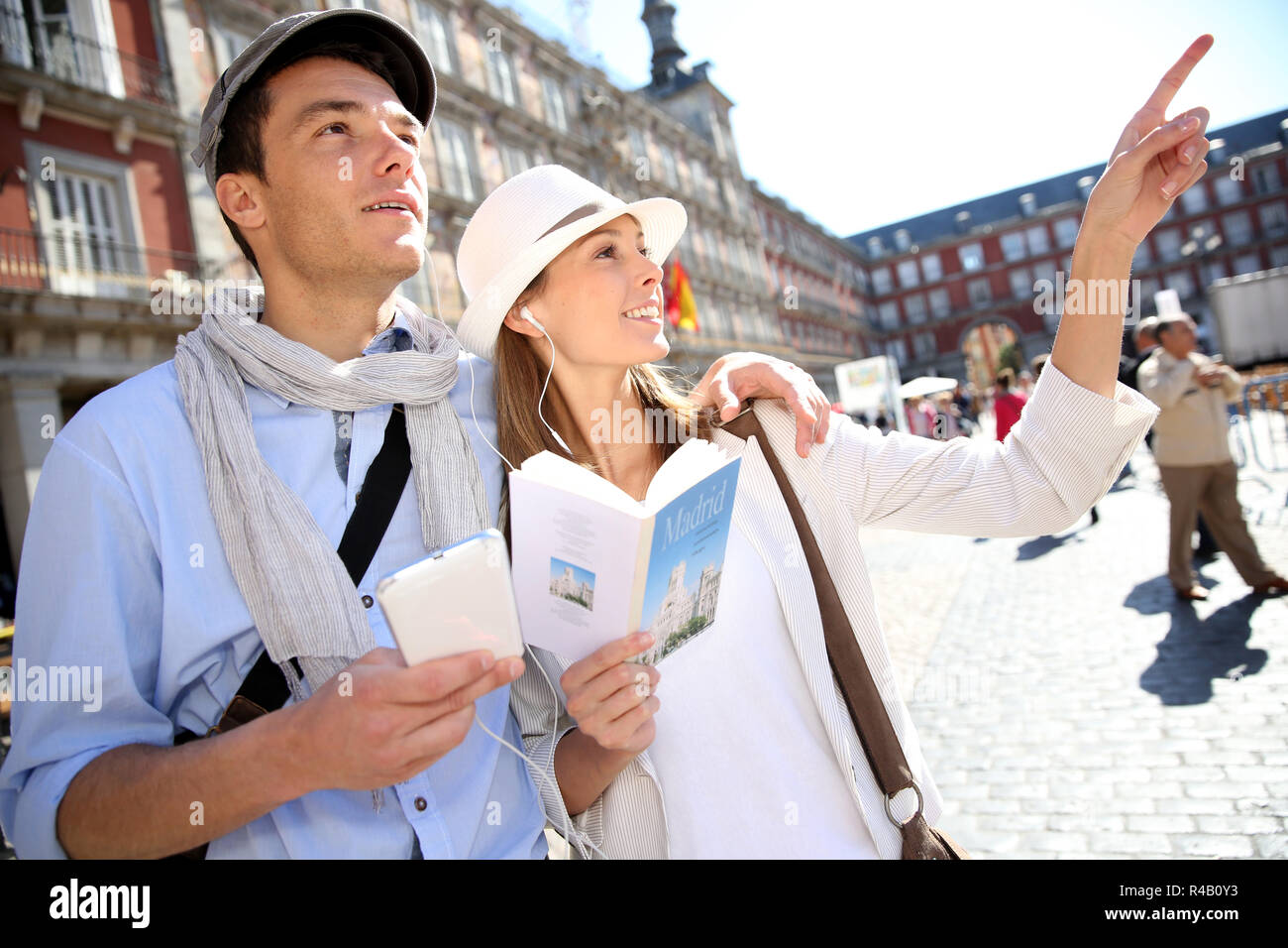 Tourists spain couple guide hi-res stock photography and images - Alamy