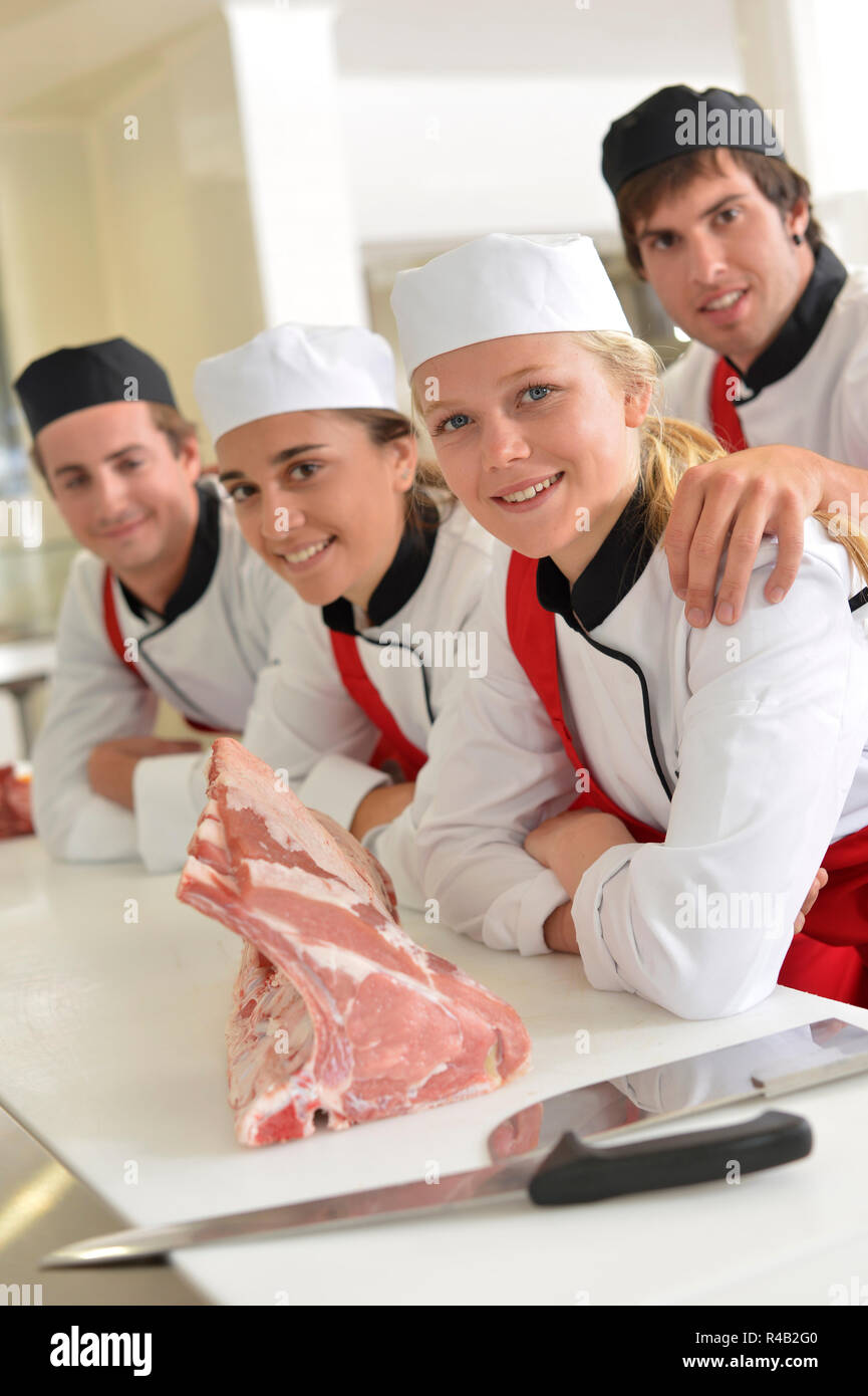 Butchers training hi-res stock photography and images - Alamy