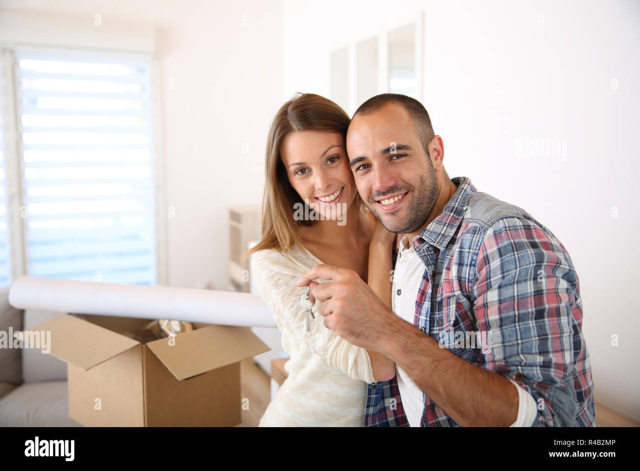 New property owners Stock Photo - Alamy
