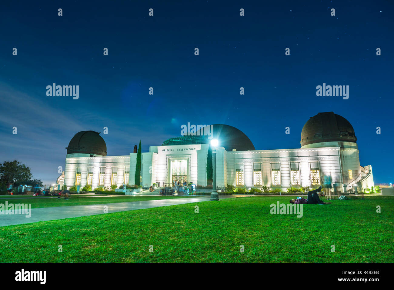 Griffith observatory night hi-res stock photography and images - Alamy