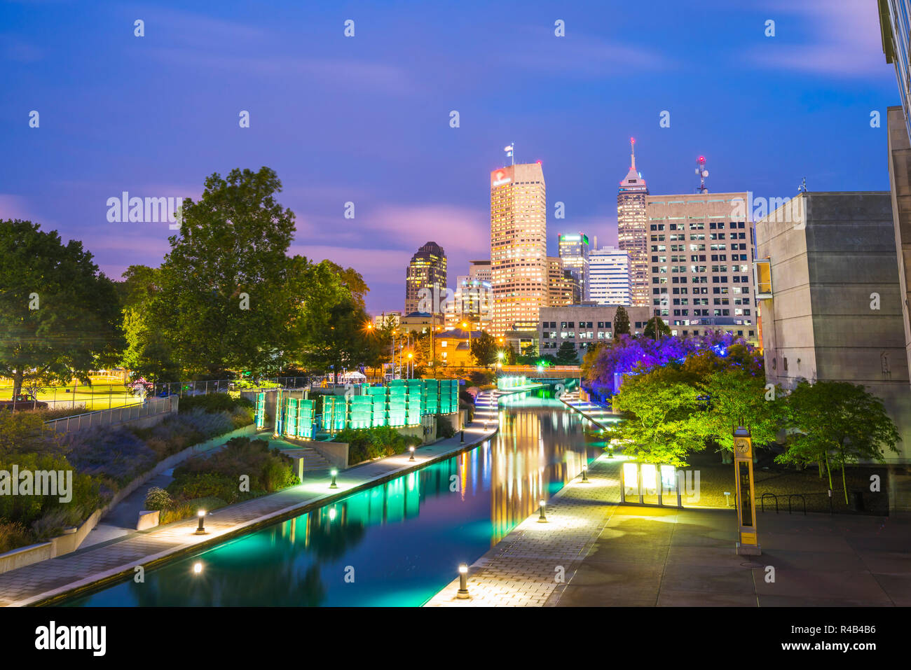 Indianapolis skyline hi-res stock photography and images - Alamy