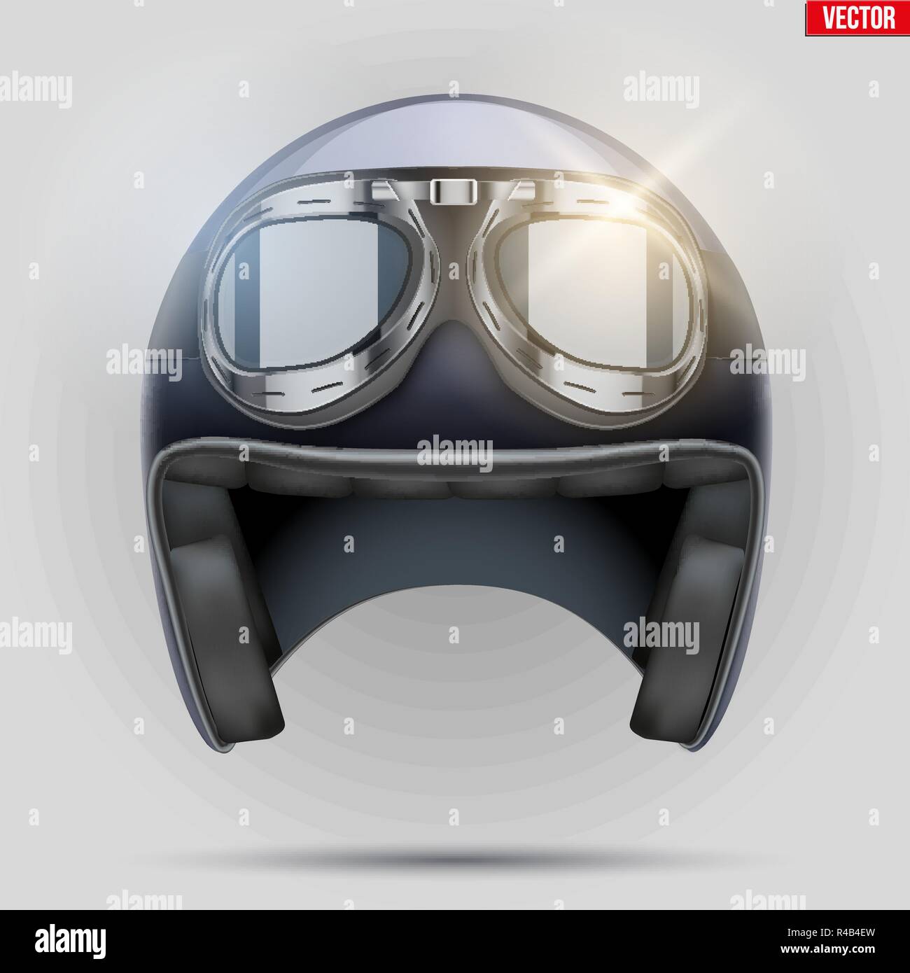 Vintage race car helmet hi-res stock photography and images - Alamy