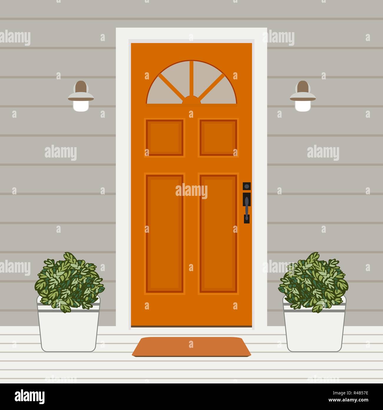 Clipart House Gate