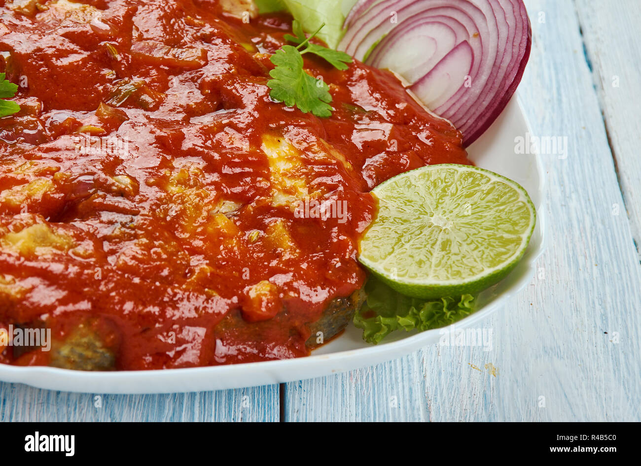 Indian Malabar Fish Curry - Thalassery Fish Curry Kerala Stock Photo ...