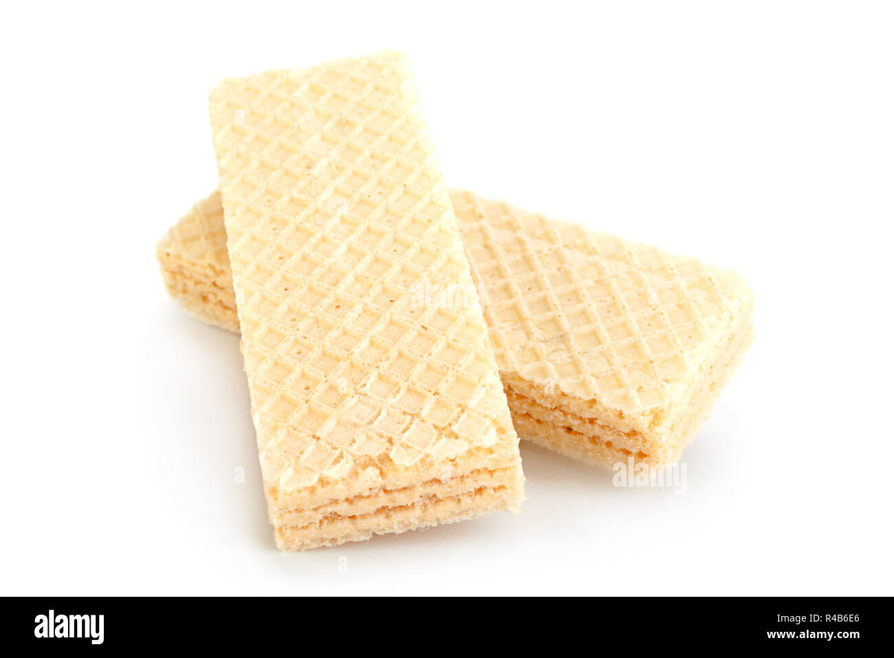 Wafers stick isolated on white background Stock Photo - Alamy
