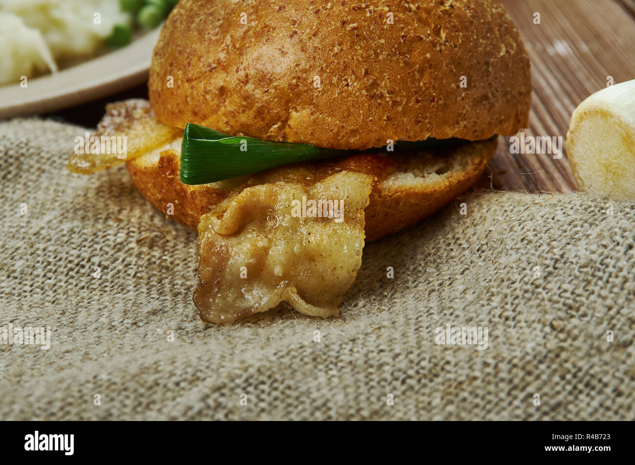The Great British Bacon Butty, English cuisine, Britain Bacon Sandwich ...