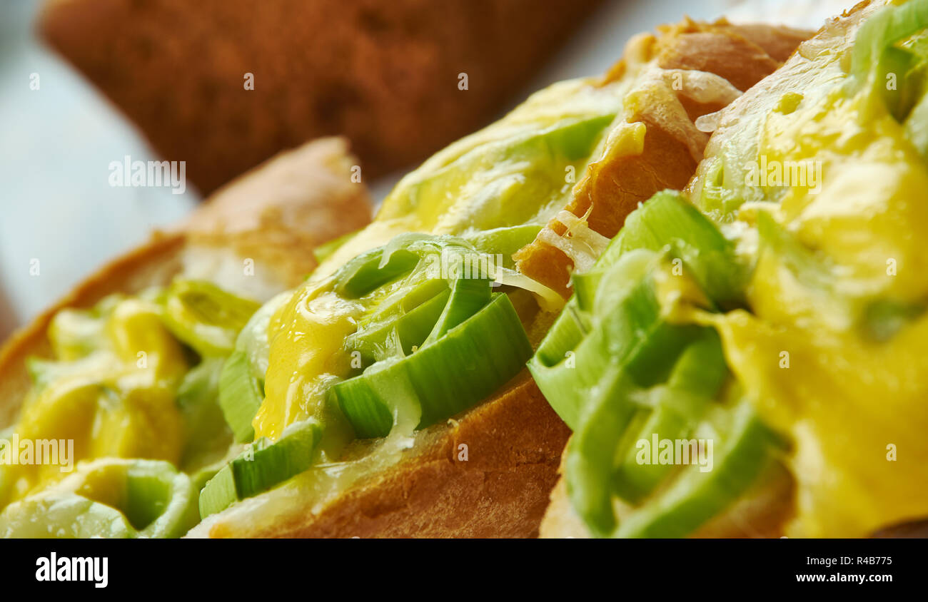 Welsh Leek and Cheese Rarebit, a classic Welsh recipe, Welsh, cuisine ...