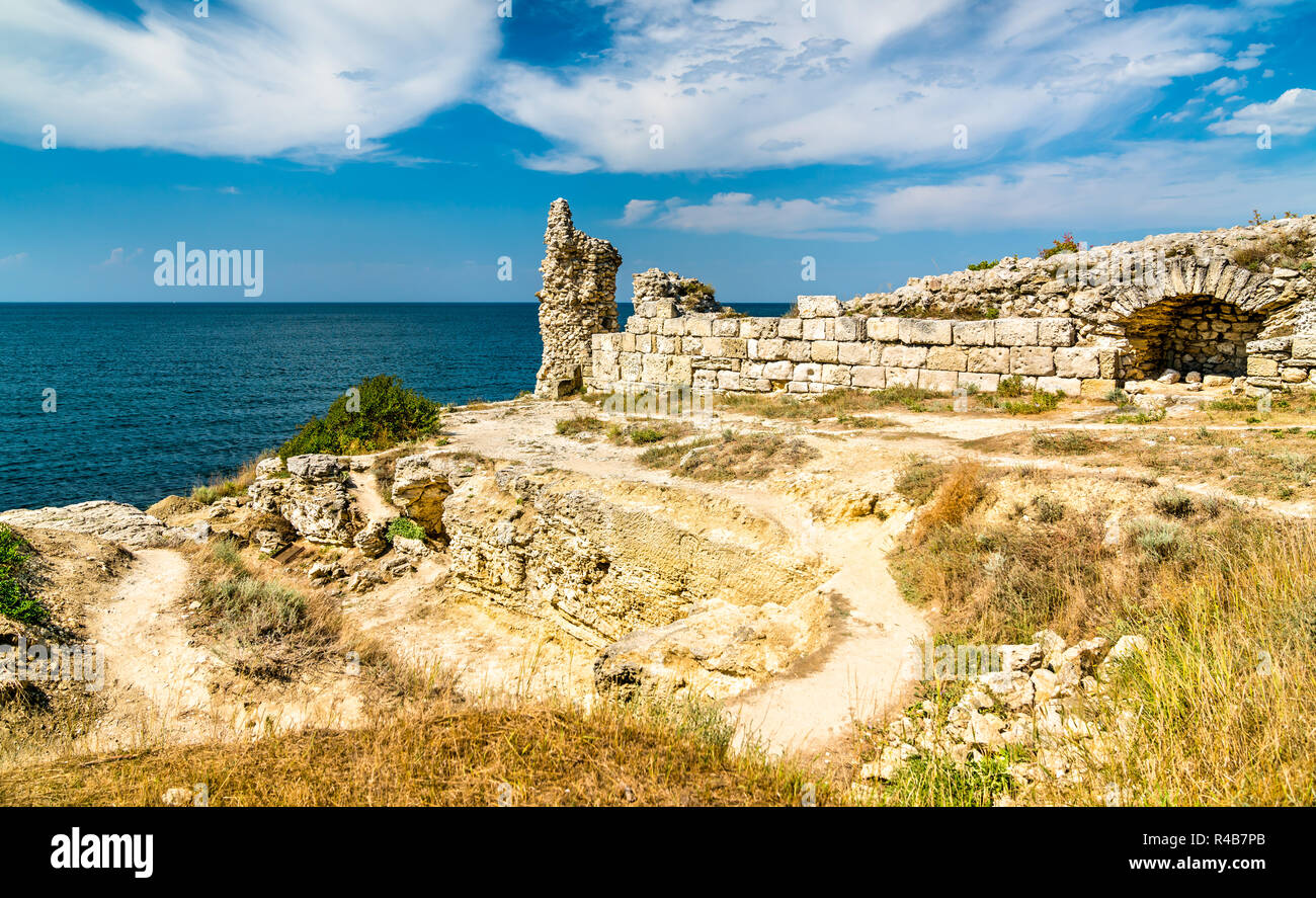 Ruins of Chersonesus, an ancient greek colony. Sevastopol, Crimea Stock ...