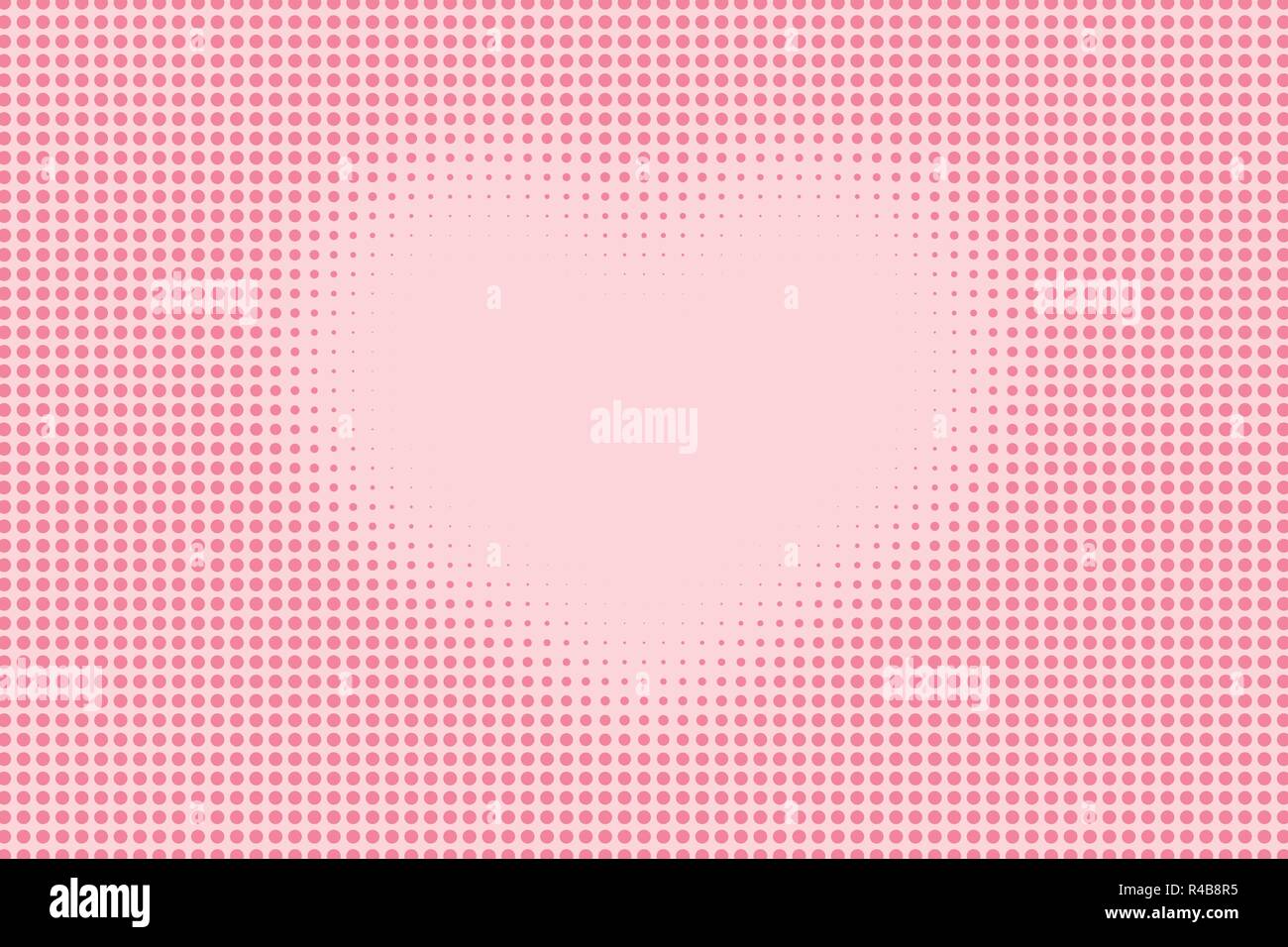 Halftone dotted heart shape pattern as a background. Comics pop art ...