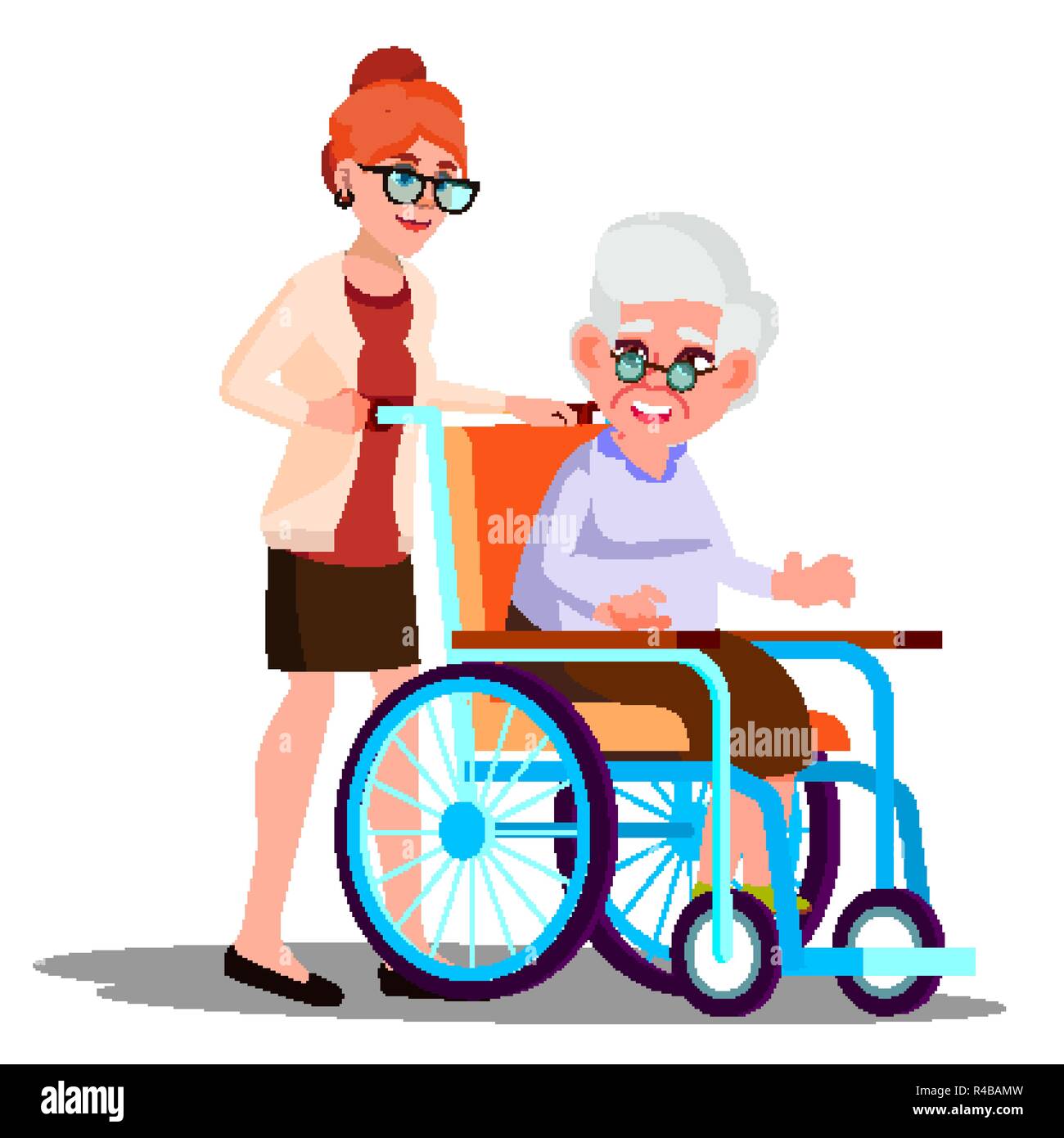 Young carer Stock Vector Images - Alamy