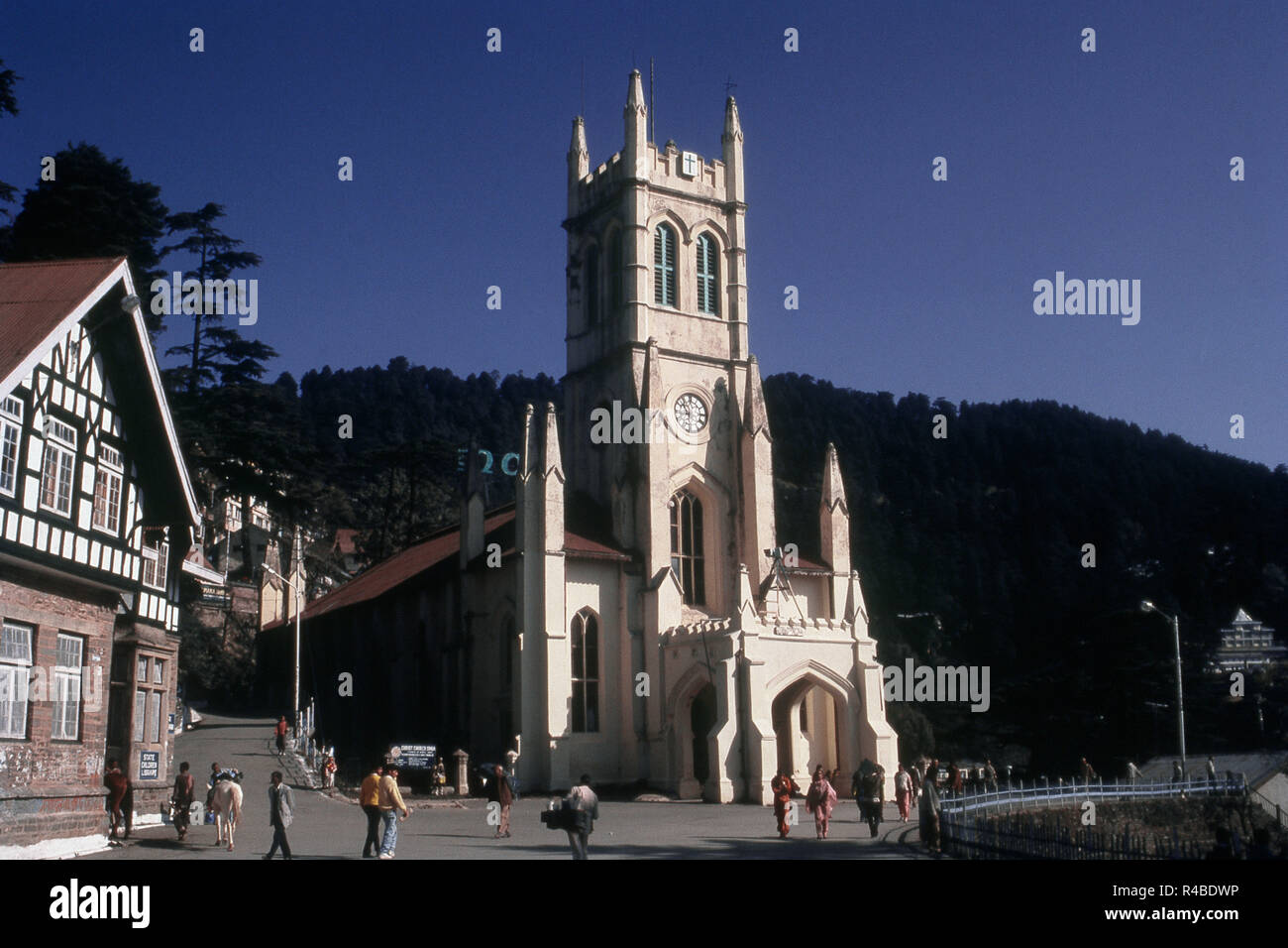 Famous christ church shimla hi-res stock photography and images - Alamy