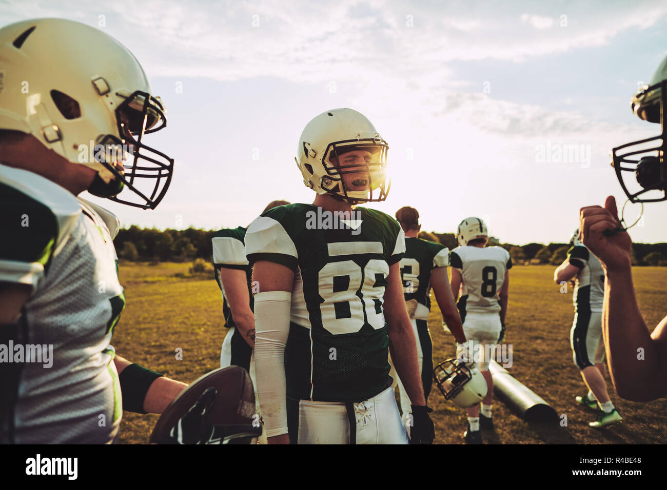 Athletic teamwork strategy hi-res stock photography and images - Alamy