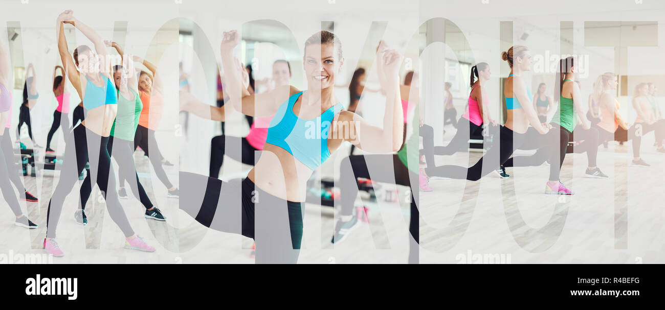 Collage group young women hi-res stock photography and images - Alamy