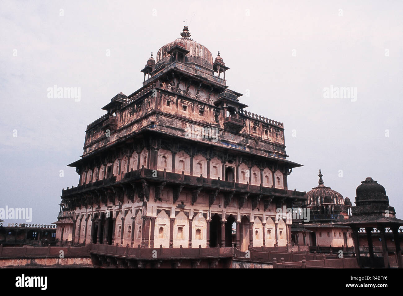 Rajabir Singh Deo Palace, Datia, Madhya Pradesh, India, Asia Stock ...
