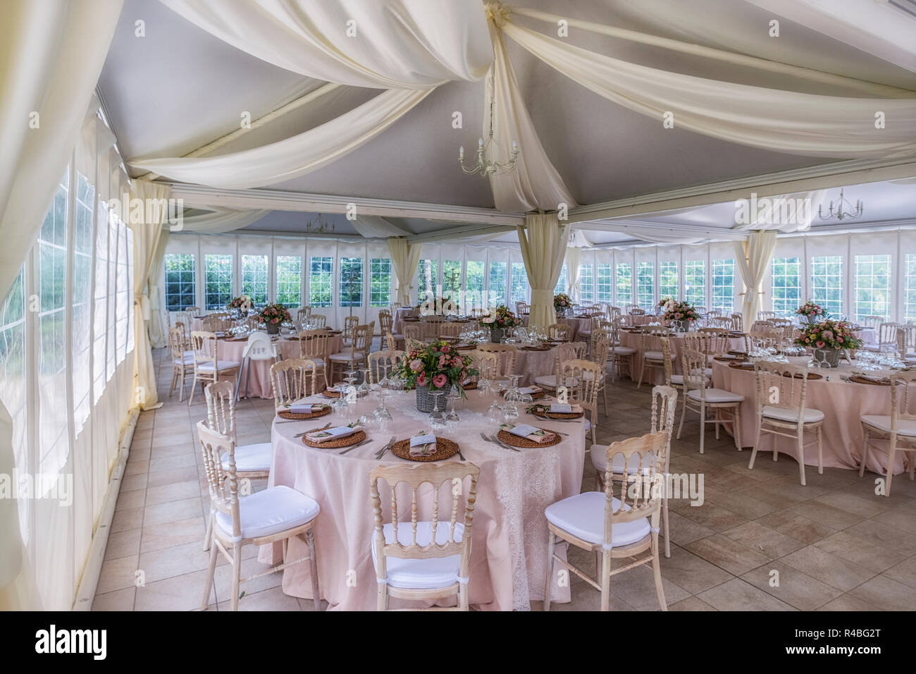 Italy Wedding banquet for reception Stock Photo - Alamy