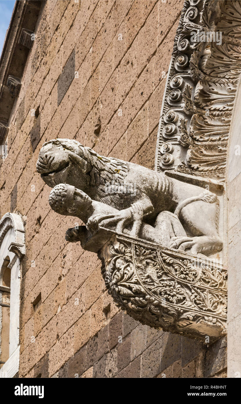 Chimera carvings at facade of Cathedral of St. Michael, 13th century ...