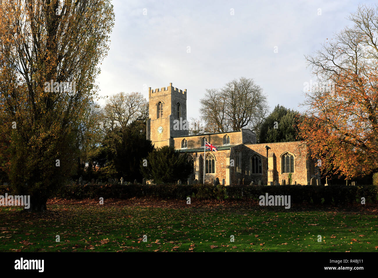Saint Andrews church, Abbots Ripton village, Cambridgeshire, England ...