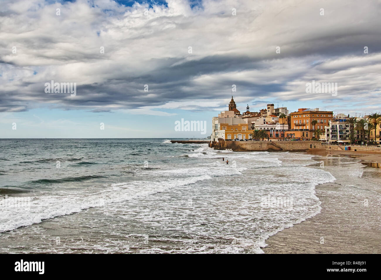 Sitges beach hi-res stock photography and images - Alamy